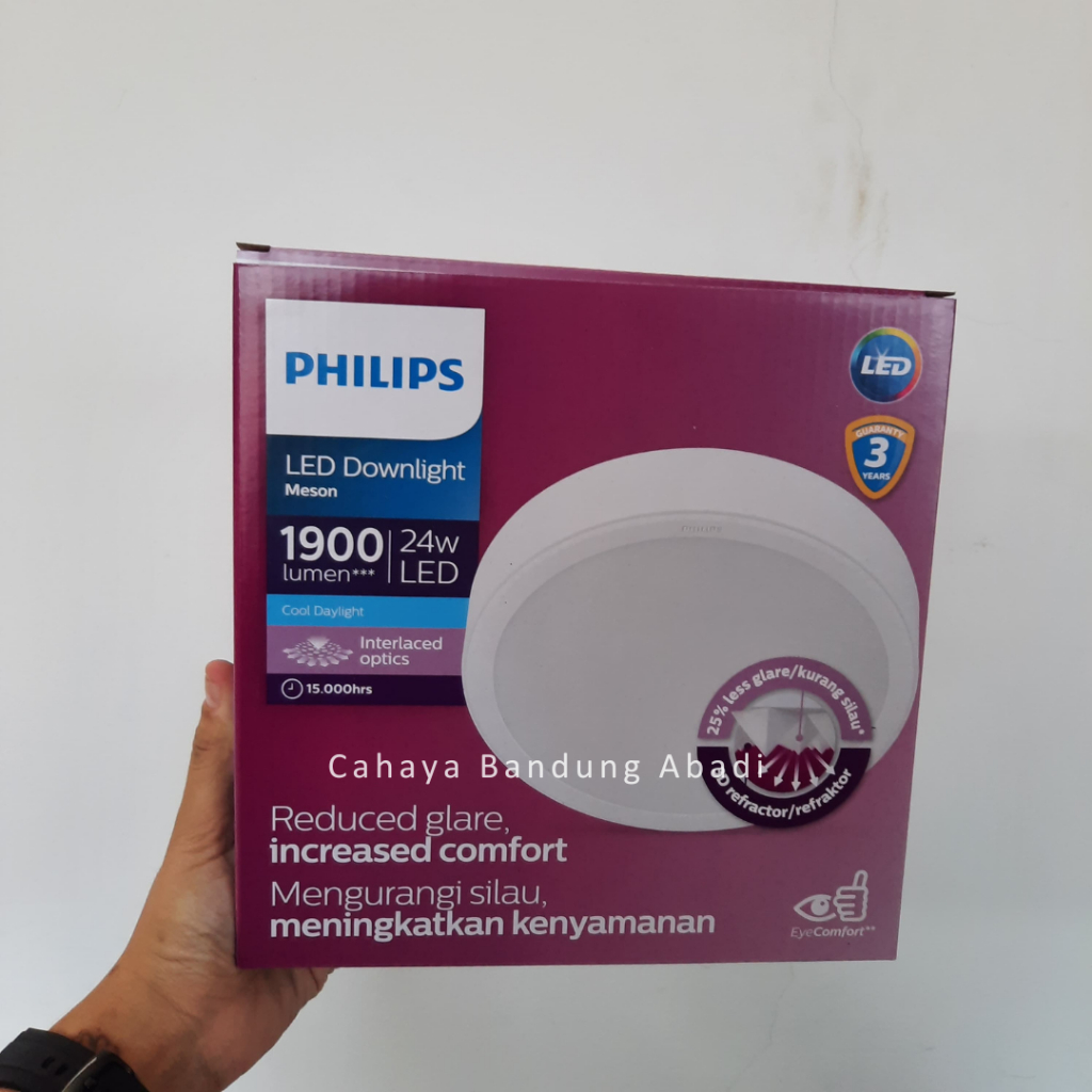 Jual Philips Lampu Downlight LED Meson Outbow 24 Watt 24W Putih Kuning ...