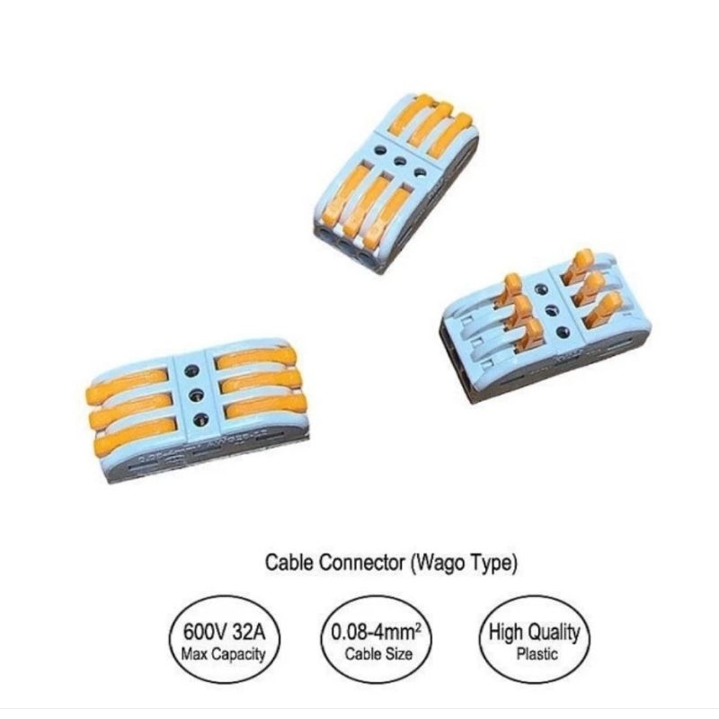 Jual konektor kabel 3 jalur wago | Shopee Indonesia