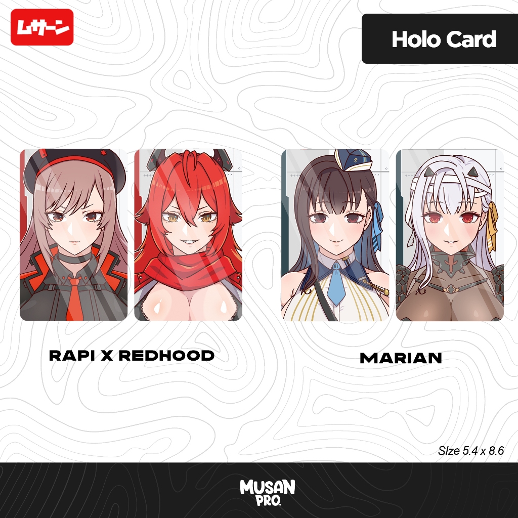 Jual Art Print Card NIKKE Characters - Rapi x Redhood - Marian - Musan ...