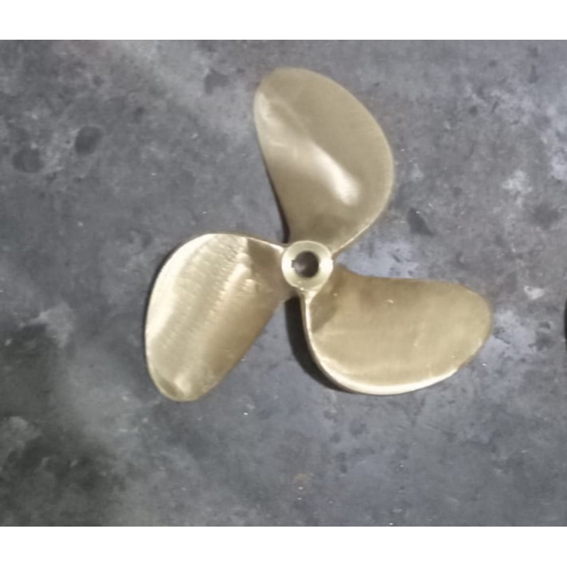 Jual KIPAS KUNINGAN 3 DAUN PROPELLER KUNINGAN 10” dan 12” KIPAS KAPAL ...