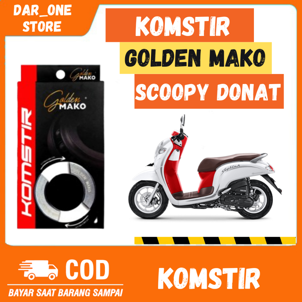 Jual KOMSTIR GOLDEN MAKO HONDA SCOOPY DONAT K16 ORIGINAL | Shopee Indonesia