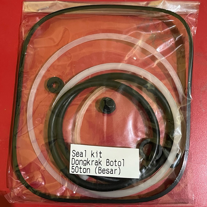 Jual spart part seal set 12pcs dongkrak botol Kit 50 Ton (Besar ...
