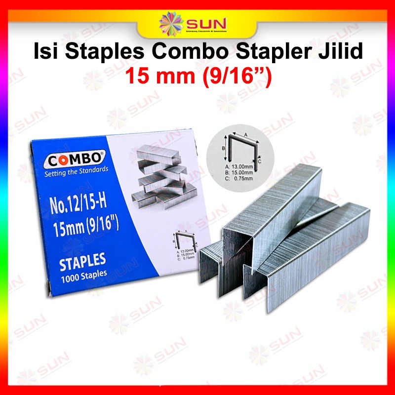 Jual Isi Stapler Besar / Staples / Hekter / Steples Besar / Necis No ...