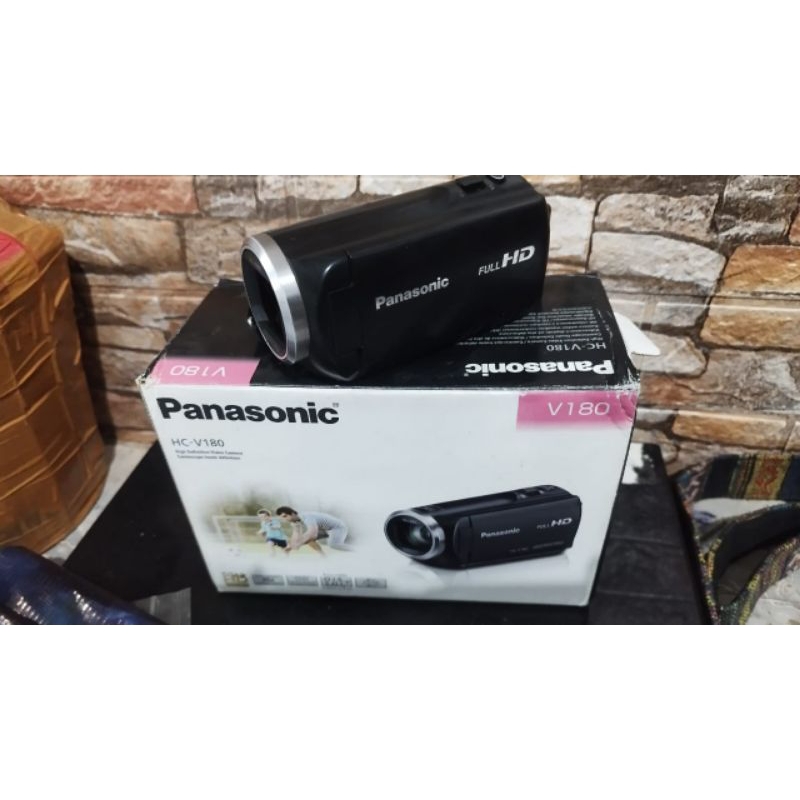 Jual kamera video handycam full HD Panasonic HC V180 | Shopee Indonesia