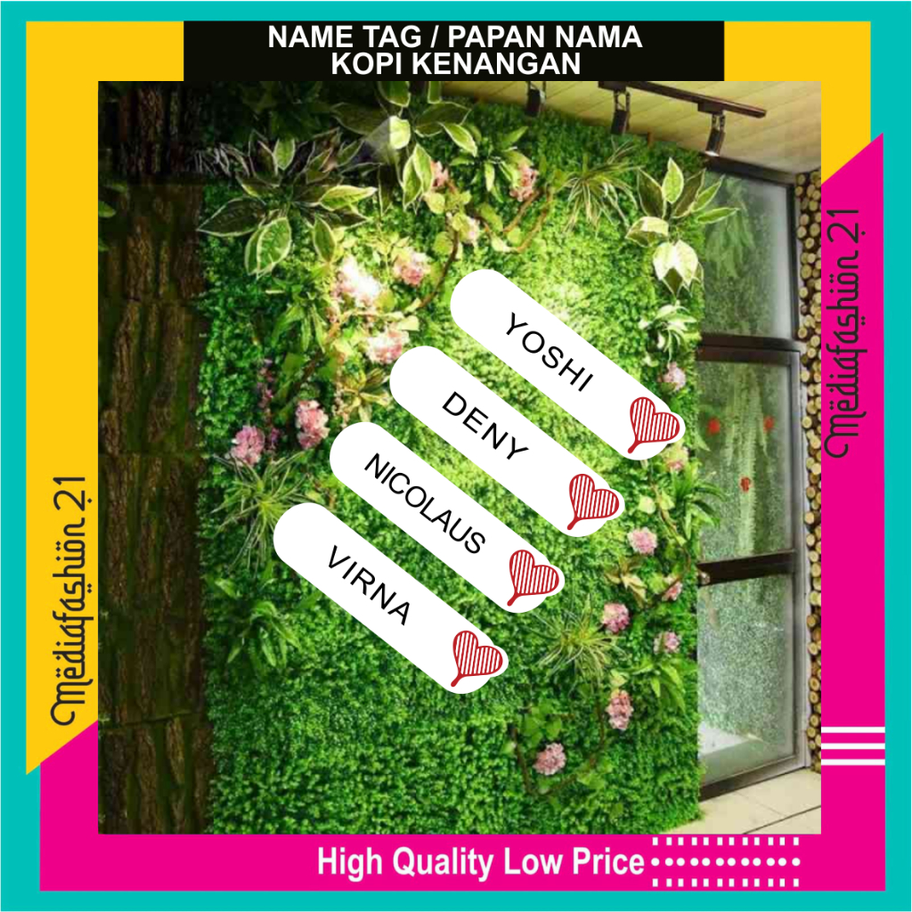 Jual CTK031 Name Tag / Nama Dada / Papan Nama Kopi Kenangan (Custom ...