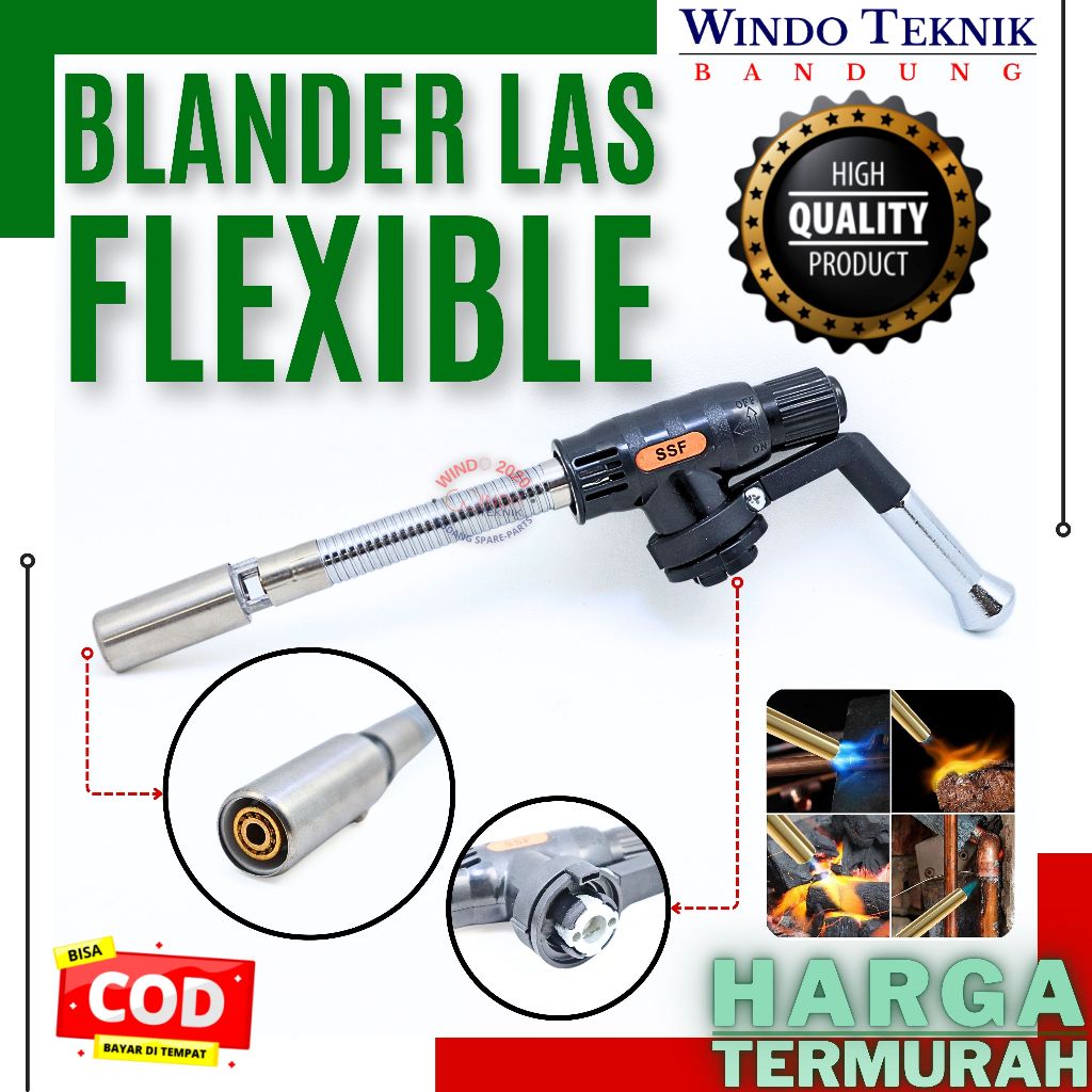 Jual BLANDER LAS FLEXIBLE | BRAZING TORCH | ALAT LAS | KEPALA LAS ...