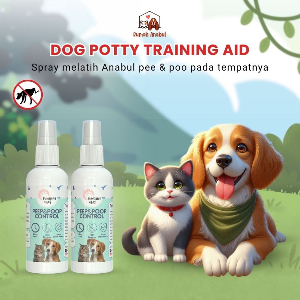 Jual Pee Poop Control Potty Training Spray 120ml - Spray Melatih Pipis ...