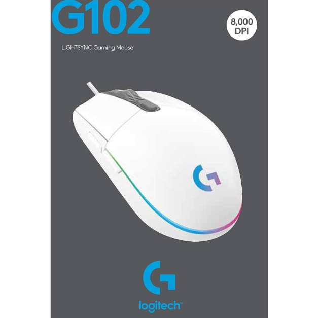 Jual Logitech G102 White Lightsync Gaming Mouse Garansi 2 Tahun ...