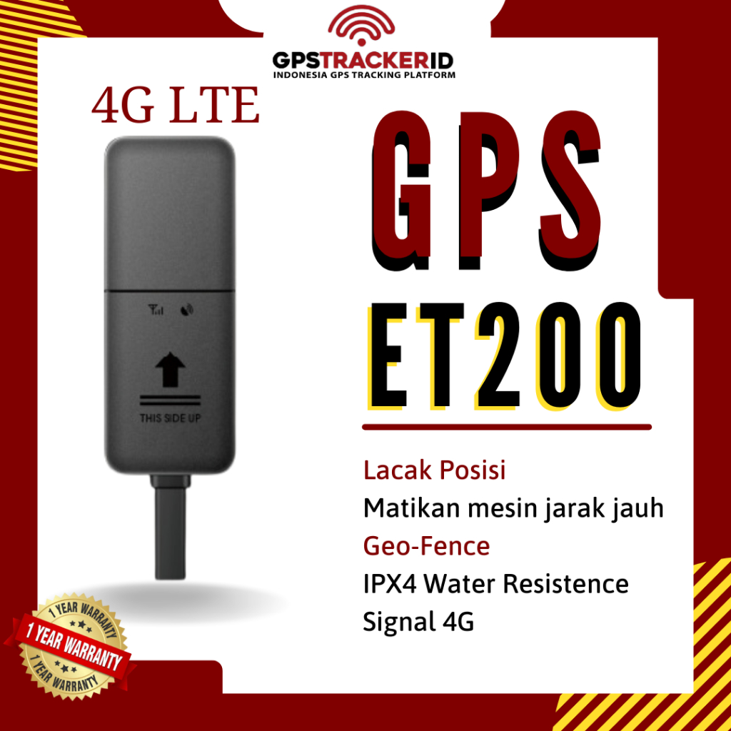 Jual GPS Tracker ET200 Concox Pelacak Mobil Motor Anti Maling Original ...