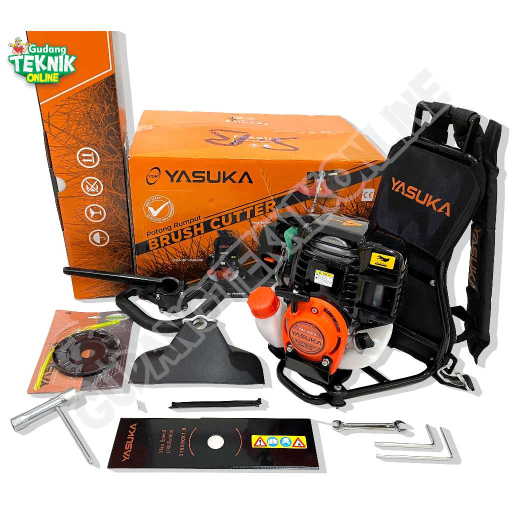 Jual YASUKA Mesin Potong Rumput 4Tak YASUKA YBC435X / Portable Brush ...