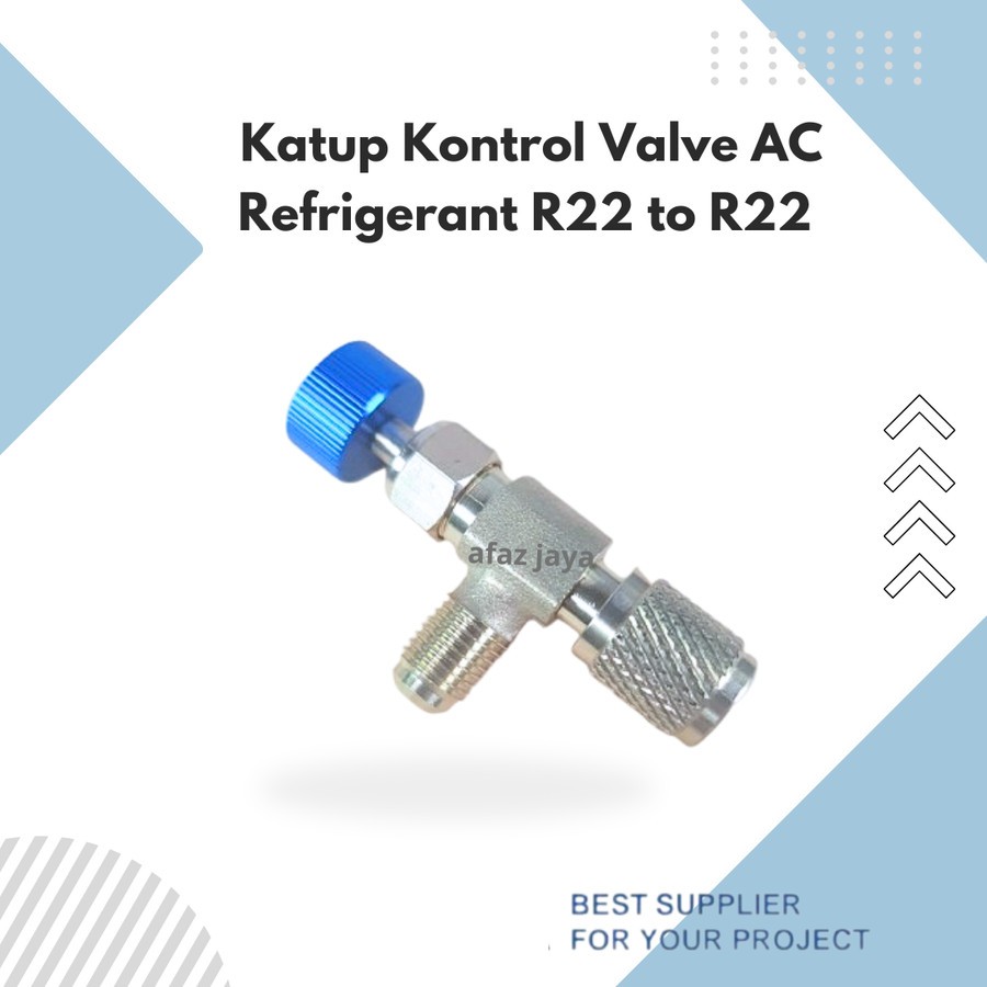 Jual Nepel Katup Kontrol Liquid Safety Valve AC Refrigerant R22 to R22 Adapter Kran | Shopee ...