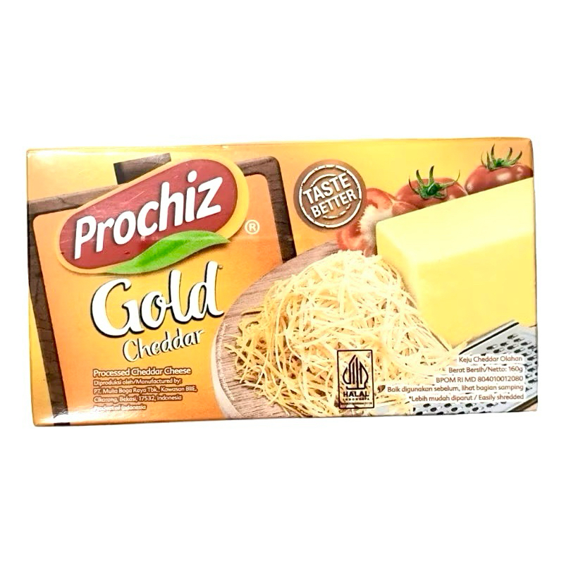Jual Prochiz Gold Keju Cheddar 160 gr | Shopee Indonesia