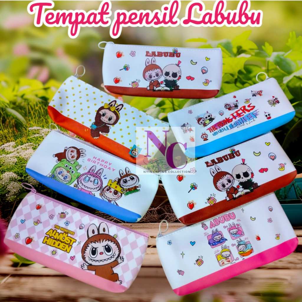 Jual Kotak Pensil Labubu Pouch Tempat Pensil Zipper Gambar LABUBU ...