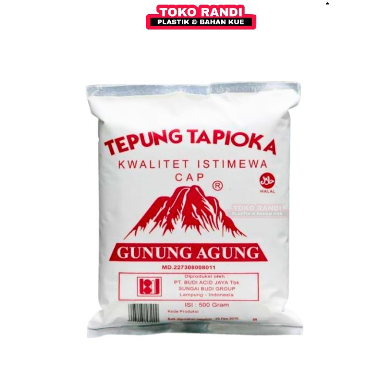 Jual Tepung Tapioka Gunung Agung 500gr / 1 Dus | Shopee Indonesia