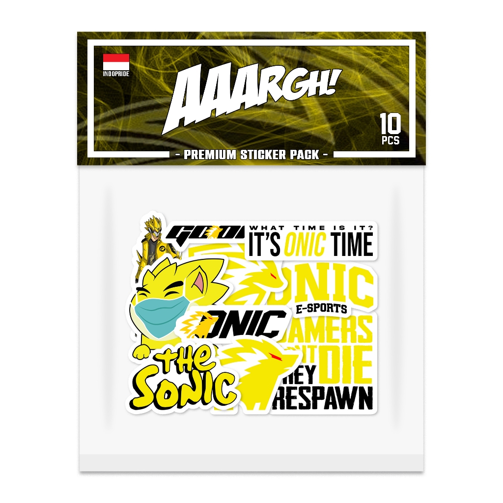 Jual Stiker ONIC ESPORTS Sticker Pack vol. 1 (Go Onic) | Shopee Indonesia