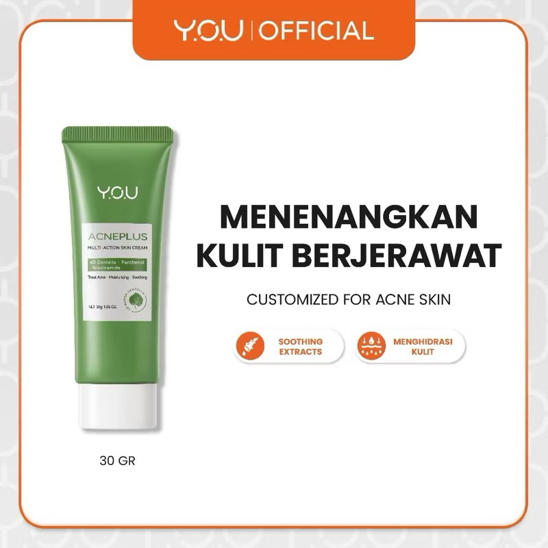 Jual YOU ACNE PLUS-MULTI ACTION SKIN CREAM MOISTURIZER | Shopee Indonesia