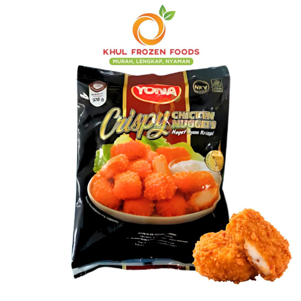 Jual Yona Crispy Chicken Nugget 500Gr/ YONA/ Nugget ayam crispy/ Nugget ...
