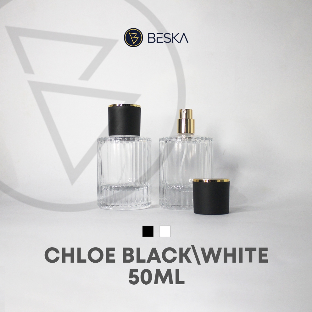 Jual 158 [PERLUSIN] BOTOL CHLOE DRAT GOLD 50ML BLACK/WHITE - BESKA ...