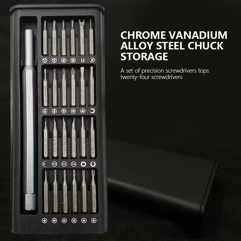 Jual Obeng Kecil / Obeng set 24 in 1 Magnetic Premium multifungsi obeng ...