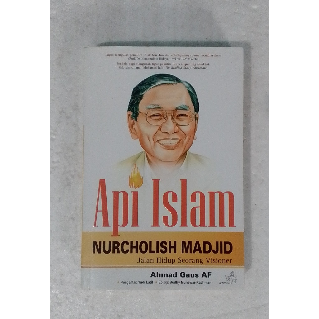Jual Api Islam Nurcholish Madjid Jalan Hidup Seorang Visioner Buku Ori ...