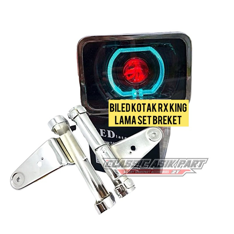 Jual Lampu biled rx king kotak old lama rx spesial set breket kupingan ...