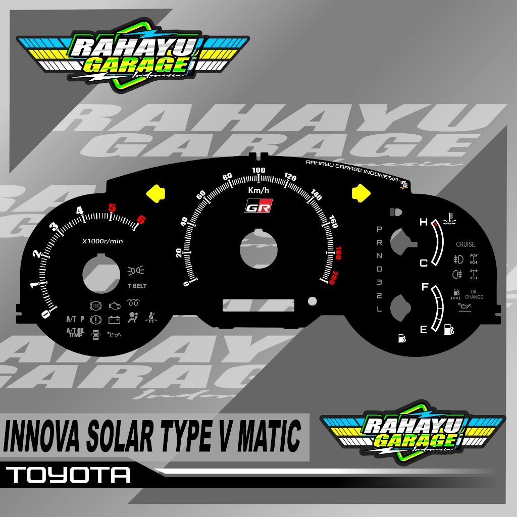 Jual PAPAN SPEEDOMETER CUSTOM INNOVA OLD SOLAR TYPE V MATIC | Shopee ...