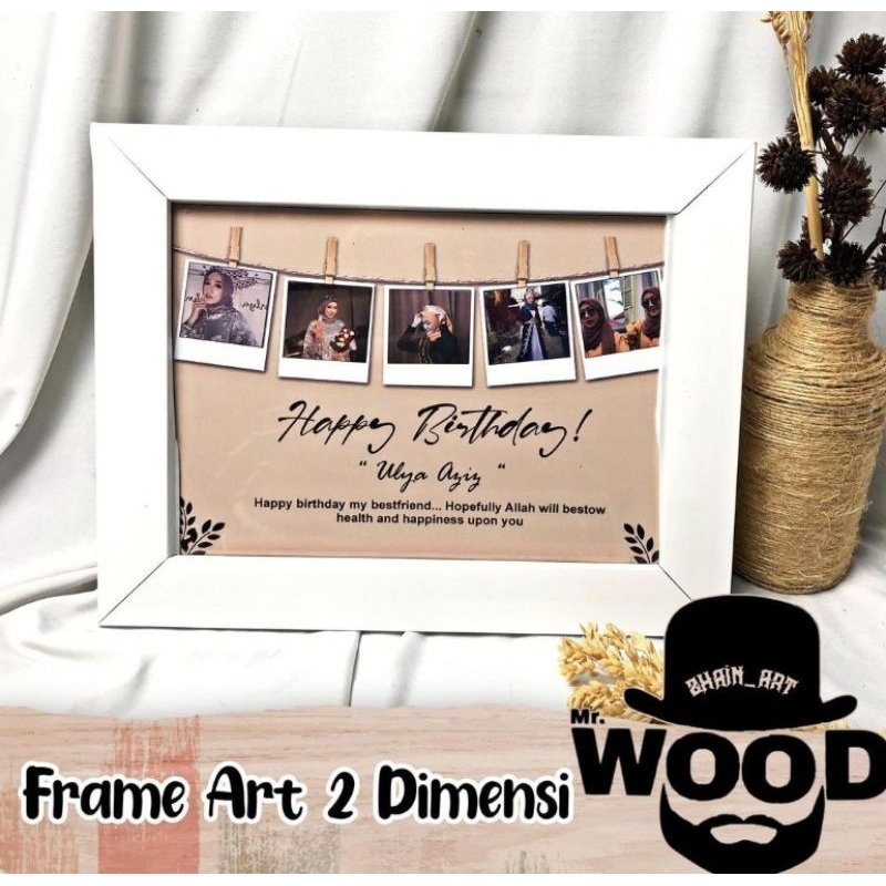Jual FRAME DESAIN POLAROID GANTUNG / FRAME KADO ULTAH /GRADUATION ...