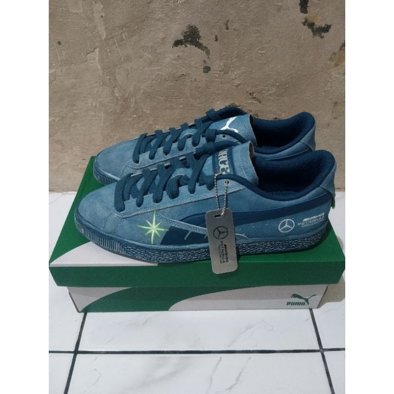 Jual Puma Suede T x AMG Petronas F1 original resmi | Shopee Indonesia