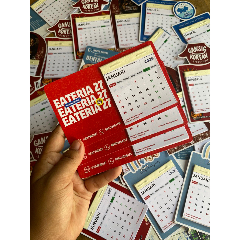 Jual KALENDER MINI 2025 | SOUVENIR PERNIKAHAN | GIFT | MEDIA PROMOSI ...