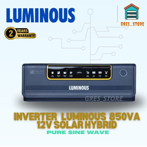 Jual INVERTER LUMINOUS SOLAR HYBRID 850VA 12V PURE SINE WAVE - INVERTER ...