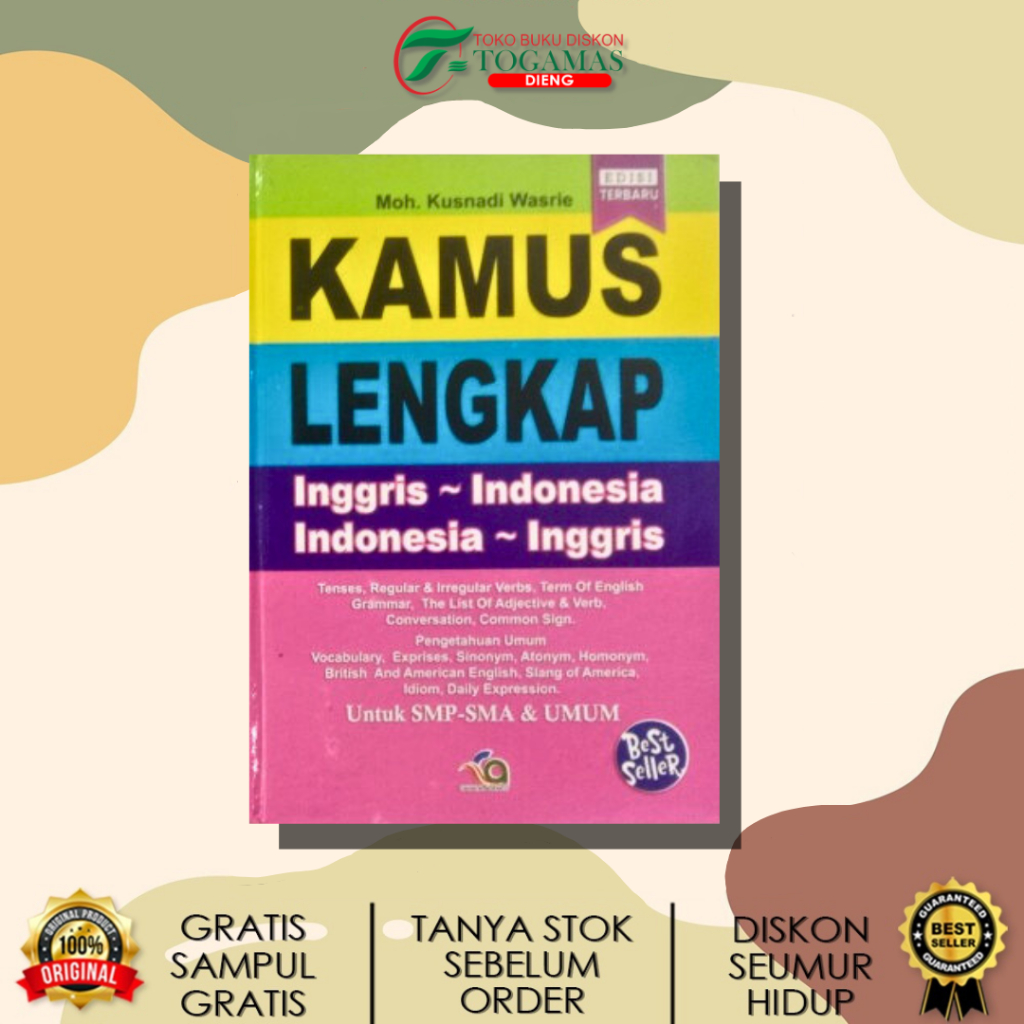 Jual KAMUS LENGKAP INGGRIS-INDONESIA INDONESIA-INGGRIS IDX ED. TERBARU ...