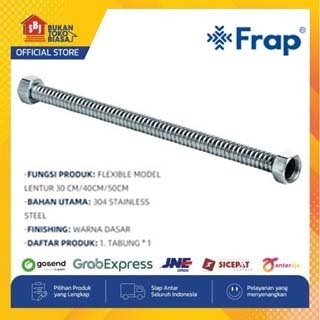 Jual FRAP IF91-3 Sus304 Selang Bergelombang Fleksibel Wastafel / Kran ...
