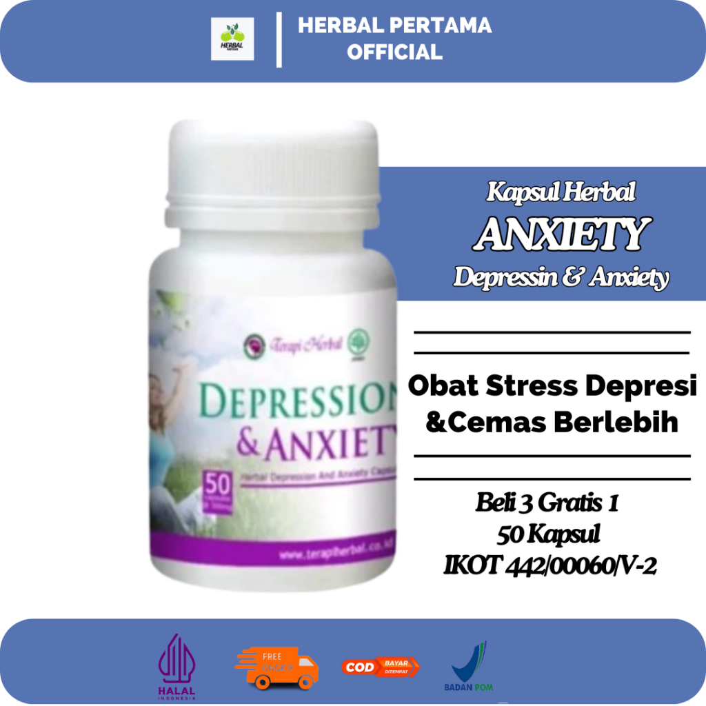 Jual Obat Anxiety Stres dan Depresi Cemas Berlebih Insomnia Susah Tidur | Shopee Indonesia