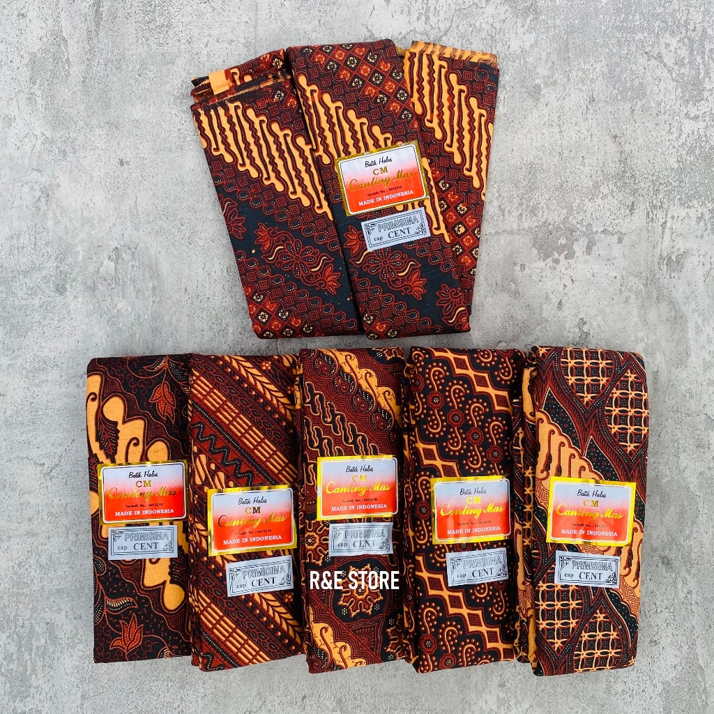 Jual Kain Batik Sogan Canting Mas Solo Cap Cent Kain Panjang Samping Kebat Tapih Jarik Ibu ...