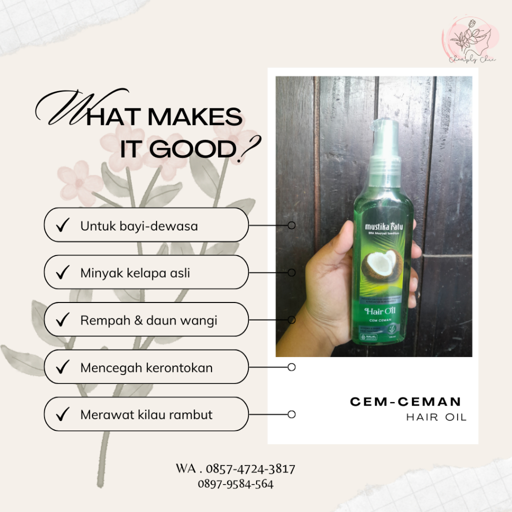 Jual MUSTIKA RATU MINYAK CEM CEMAN 175 ML | Shopee Indonesia