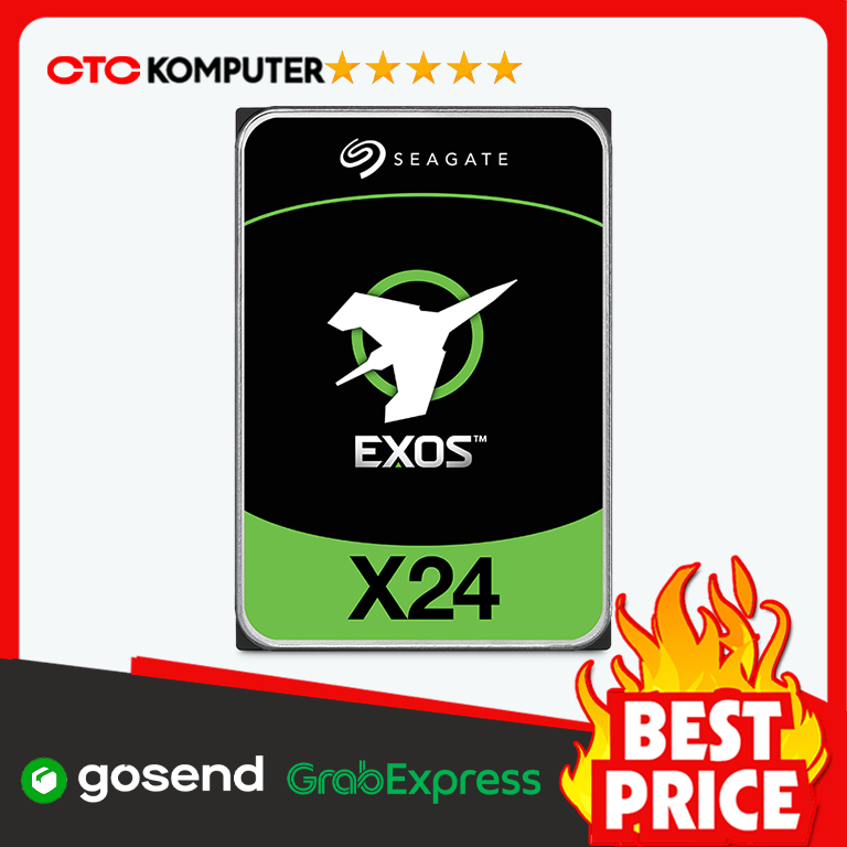 Jual Seagate EXOS X24 HDD / Hardisk Enterprise 24TB SATA 7200RPM | Shopee Indonesia