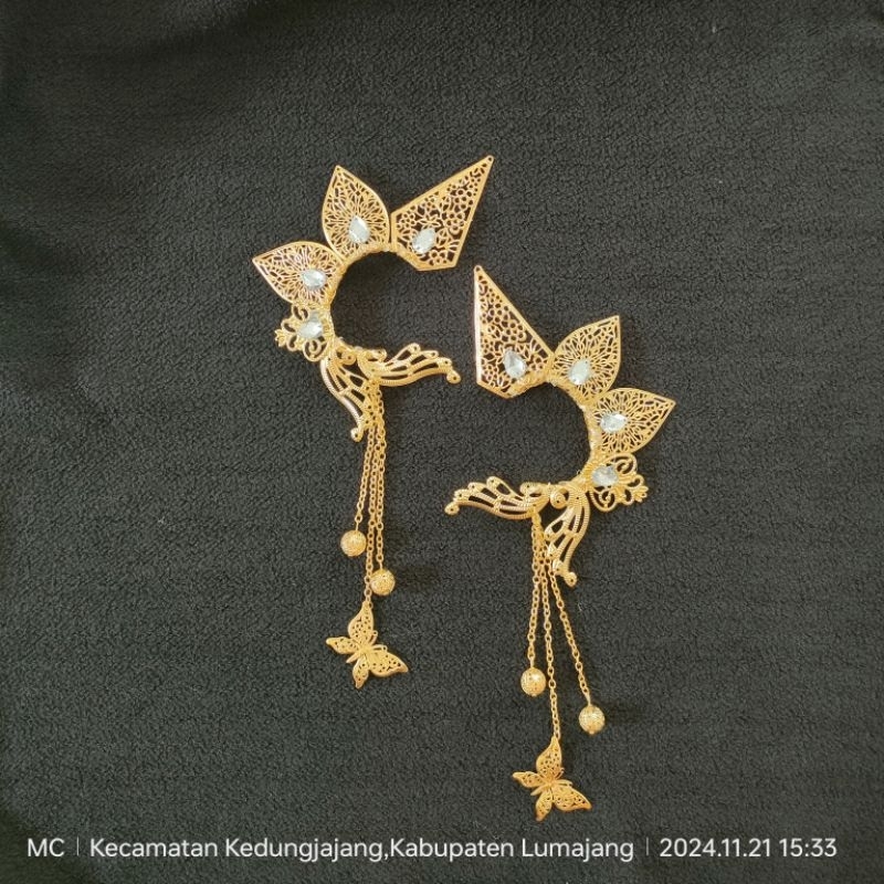 Jual ( Sheryl) earcuff sumping telinga (sepasang ) | Shopee Indonesia