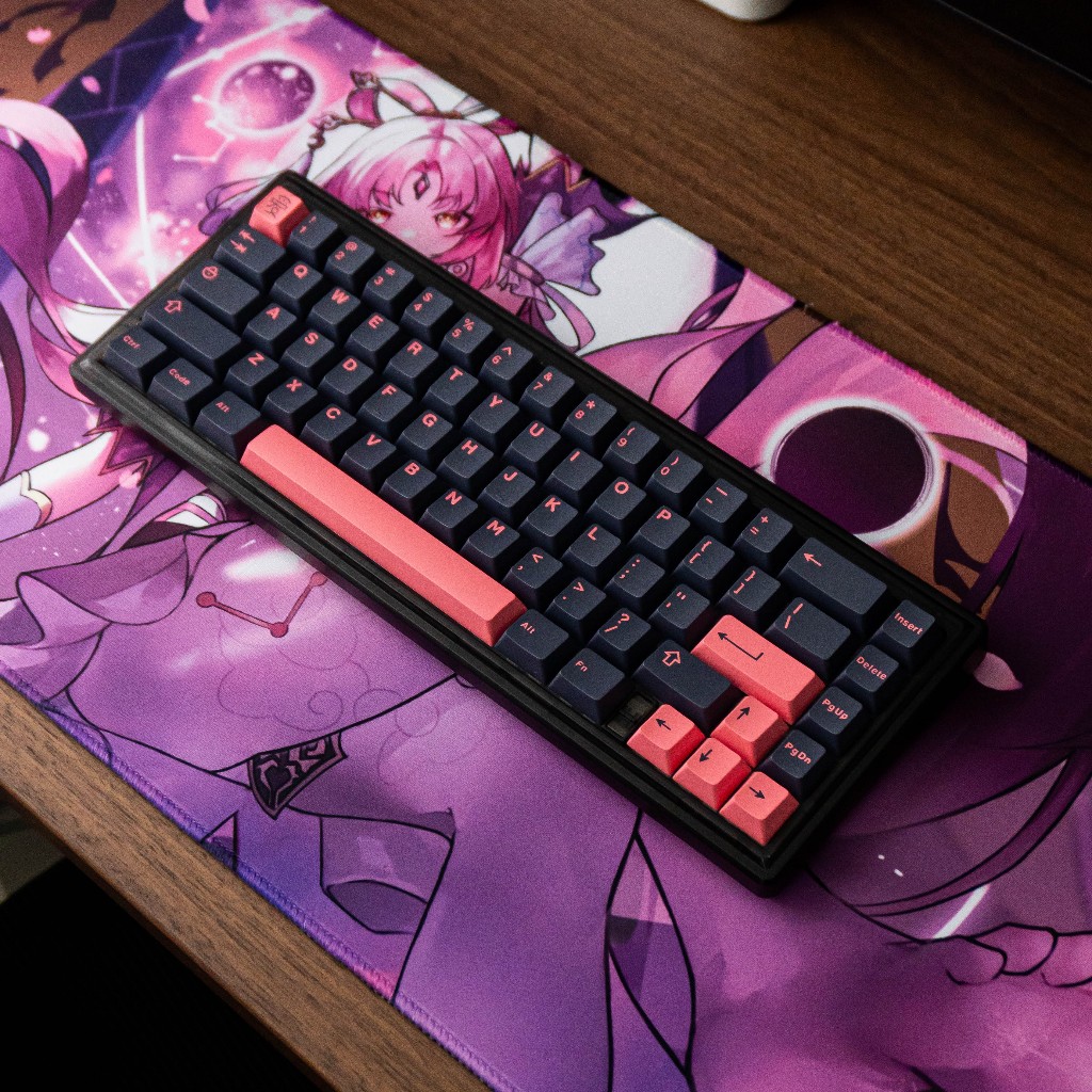 Jual Keycaps Cherry Profile Sakura Glow Keycap ABS Double Shoot For ...