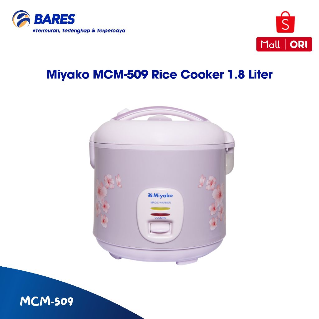 Jual Miyako MCM-509 Rice Cooker 1.8 Liter | Shopee Indonesia