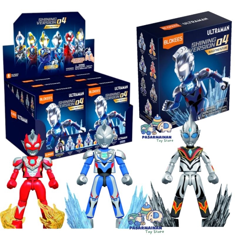 Jual Blind Box Blokees Ultraman Shining Version 04 Blind Box Figure ...