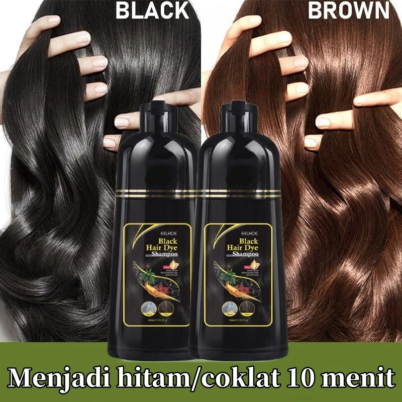 Jual Shampo Penghitam Rambut Uban Black / Brown Coloring Hair Hair Dye ...