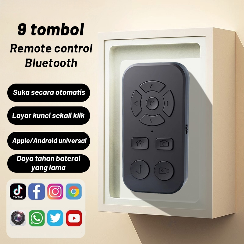 Jual Bluetooth Remote Control，Remote Selfie Shutter for Android IOS ...