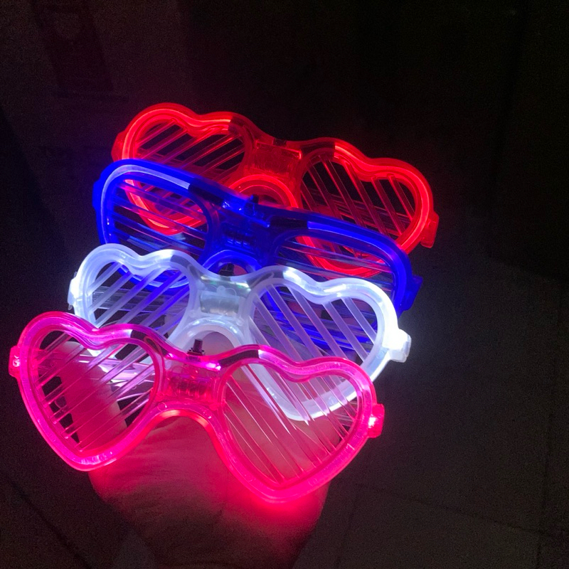 Jual kacamata LED party colorfull/kacamata menyala/kacamata pesta ...