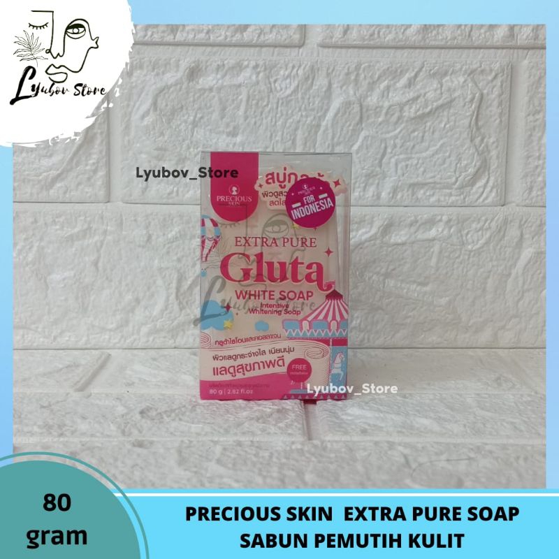 Jual PRECIOUS SKIN EXTRA PURE WHITE GLUTA SOAP ORIGINAL THAILAND(BPOM ...