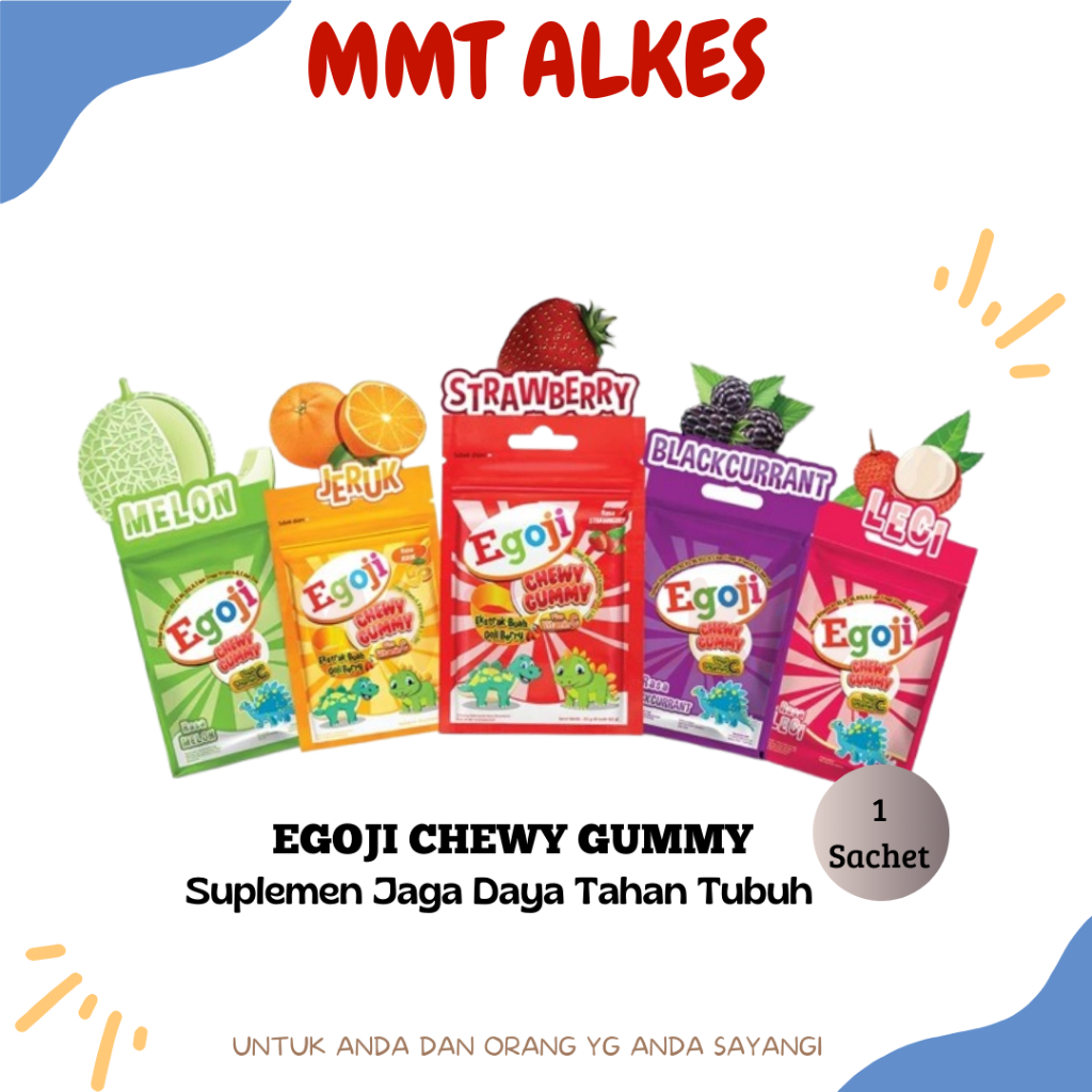 Jual Egoji Chewy Gummy // Sachet | Shopee Indonesia