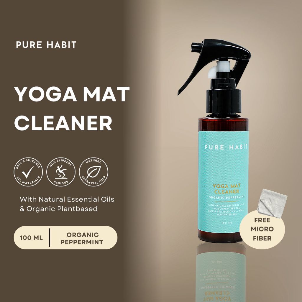 Jual PURE HABIT Yoga Mat Spray Cleaner Natural Anti Bacterial 100ml ...