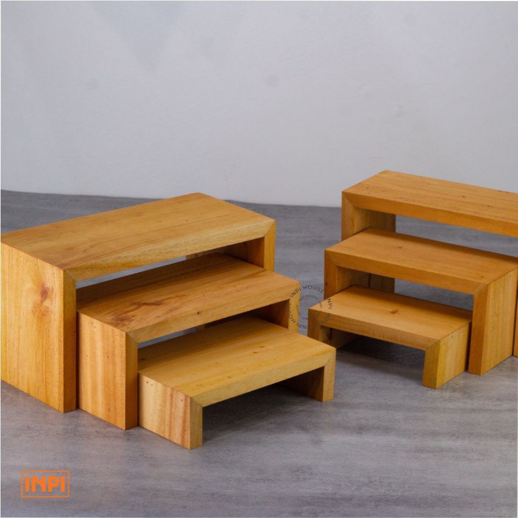Jual Display Rak Susun Pajang Rak Tangga Kayu | Shopee Indonesia