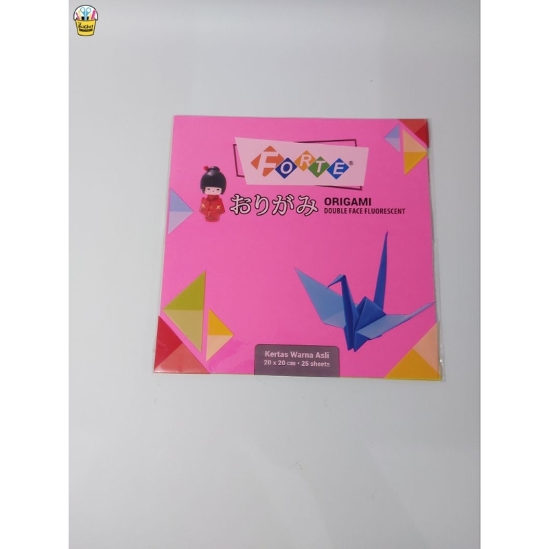 Jual Kertas lipat origami forte 20×20cm | Shopee Indonesia