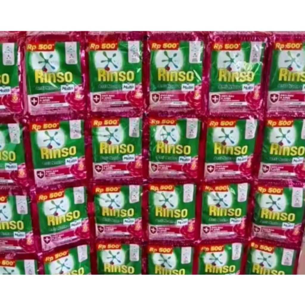 Jual Rinso cair 3 renceng isi 18 pcs 500an hemat dan murah | Shopee ...