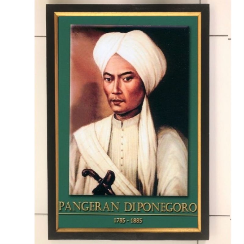 Jual Hiasan dinding Cetak poster Pahlawan Pangeran Diponegoro plus ...